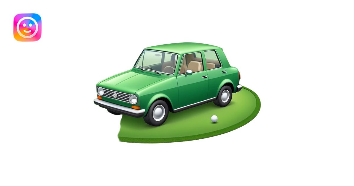 Car and golf emoji | AI Emoji Generator