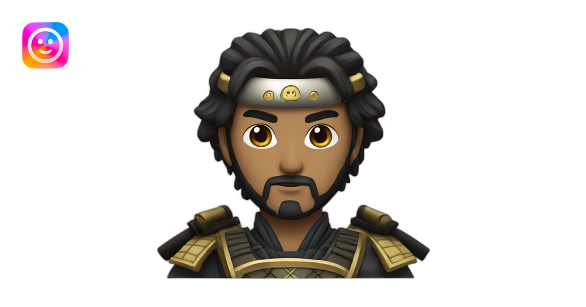 Samurai emoji | AI Emoji Generator