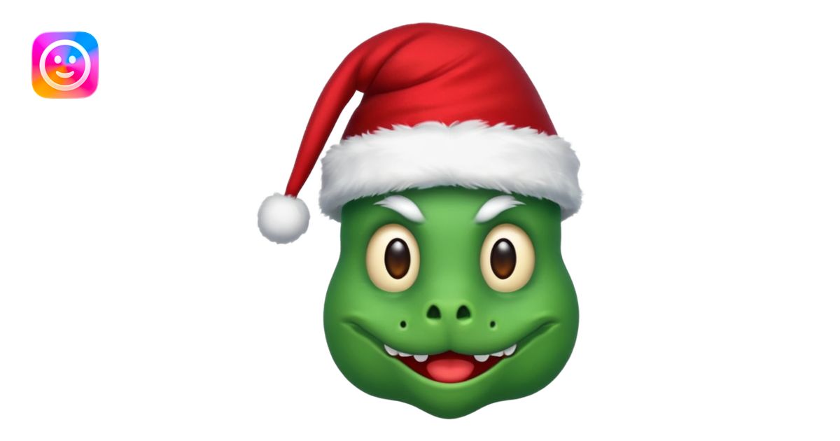 hydra, christmas hat emoji | AI Emoji Generator