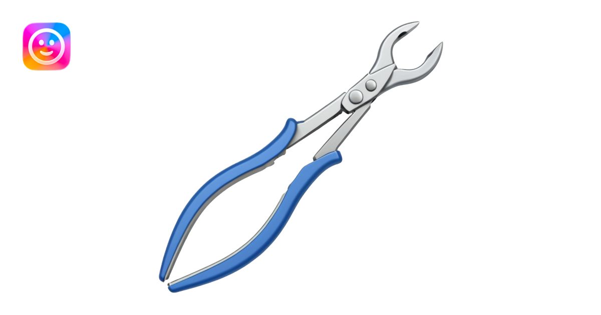 bent nose Pliers emoji | AI Emoji Generator