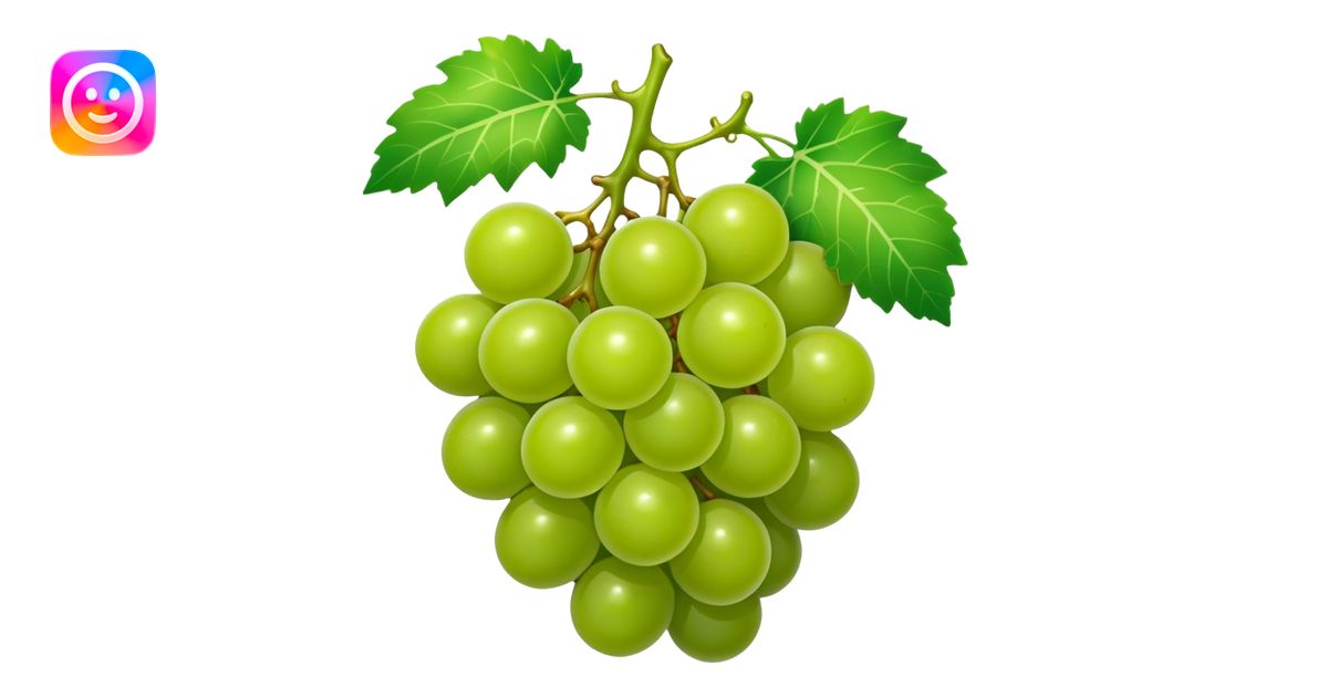 Grape emoji | AI Emoji Generator