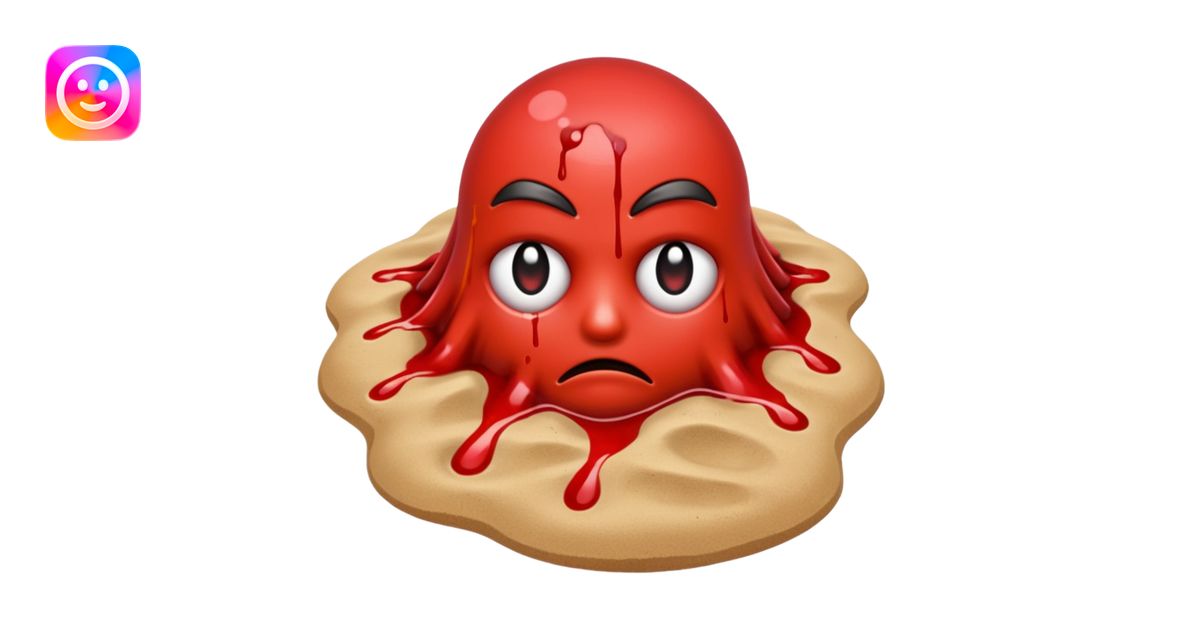 blood on sand emoji | AI Emoji Generator