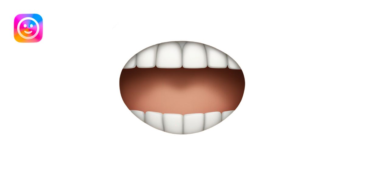 Smiling face but it’s missing one of its front teeth emoji | AI Emoji ...