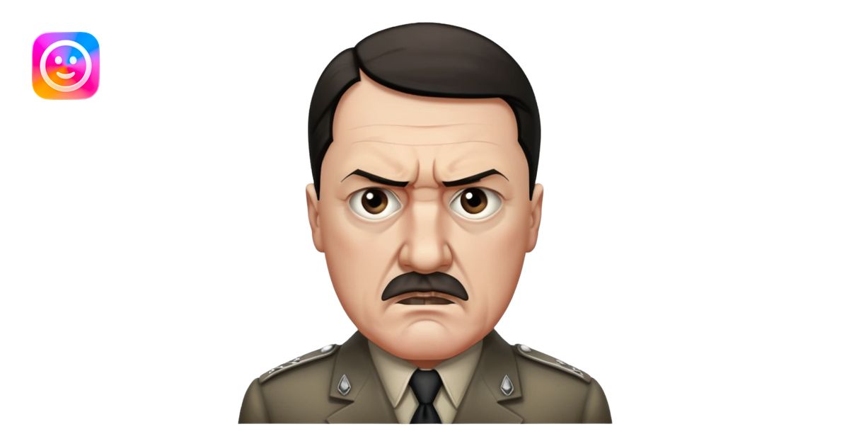 Adolf Hitler, énervé emoji | AI Emoji Generator