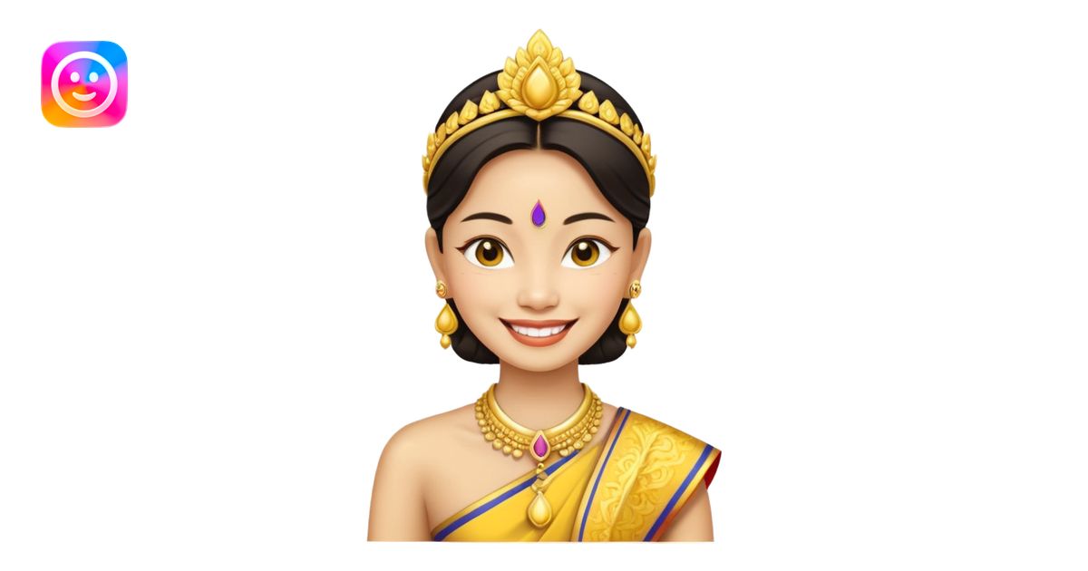 It is meant to depict a Thai woman, a yellow Asian, in the standard ...