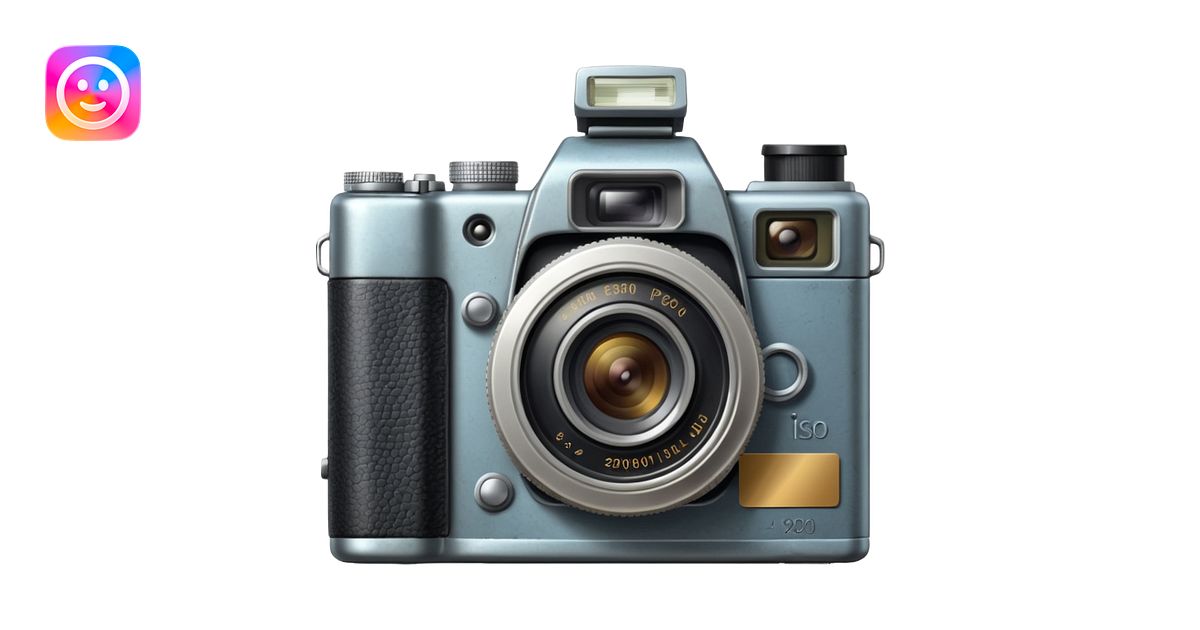 Old digital camera with $200 price ticket emoji | AI Emoji Generator