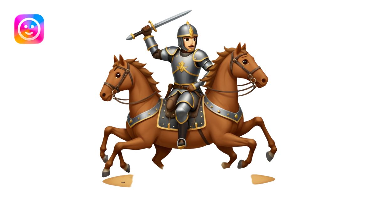 cavalry emoji | AI Emoji Generator