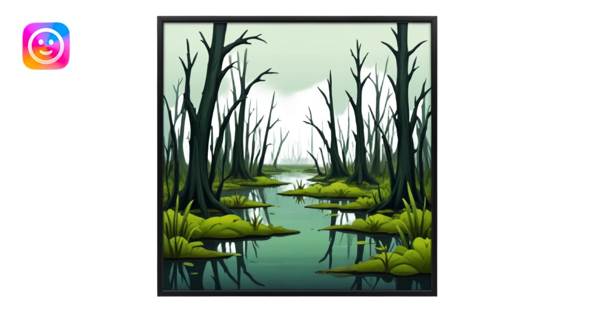 horror swamp emoji | AI Emoji Generator