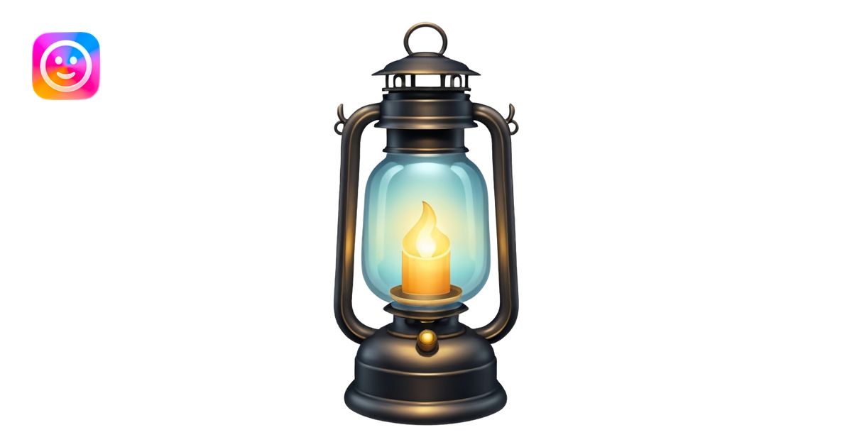 Ghost Light Lantern emoji | AI Emoji Generator