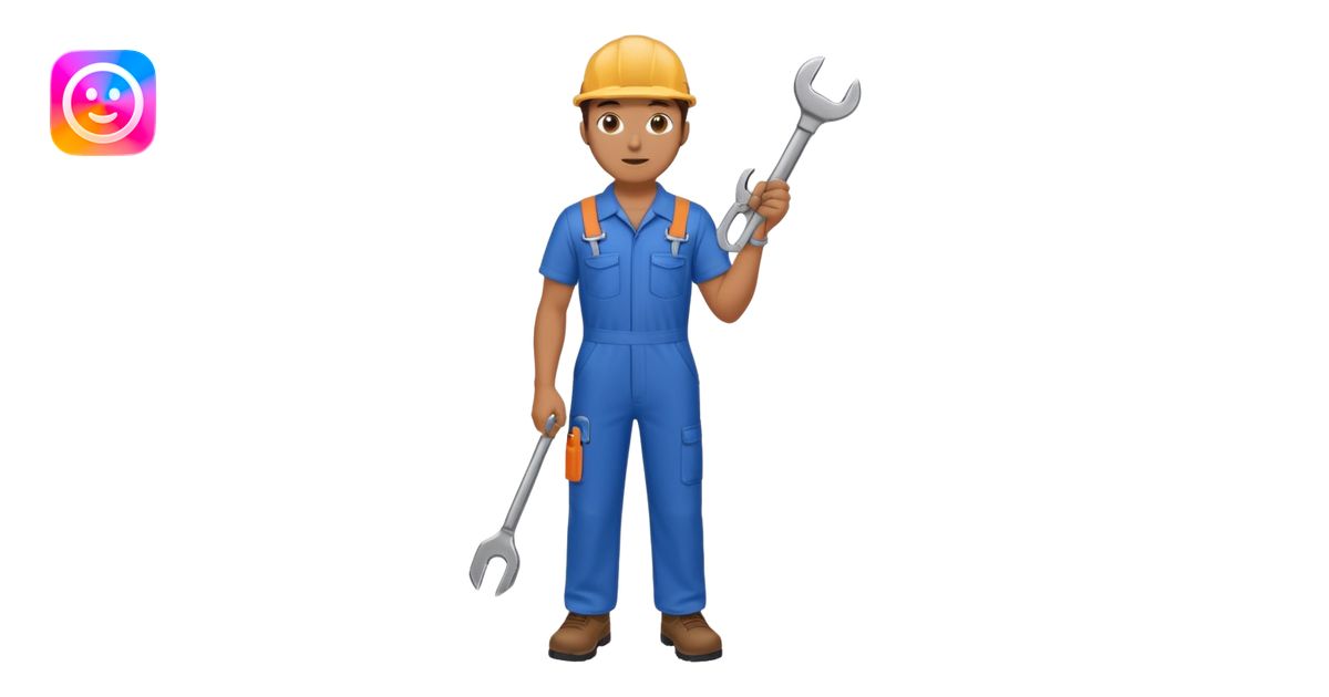 mechanic full body emoji | AI Emoji Generator