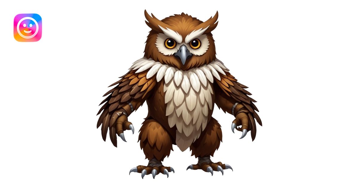 dnd 5e owlbear boss monster emoji | AI Emoji Generator