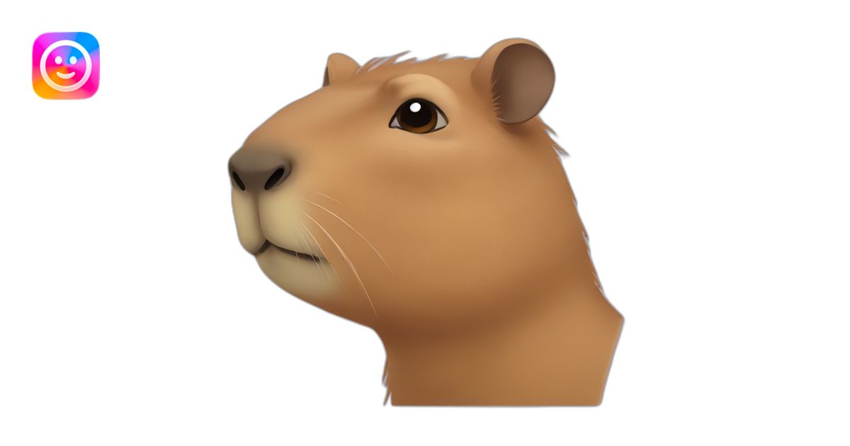 sad capybara emoji | AI Emoji Generator