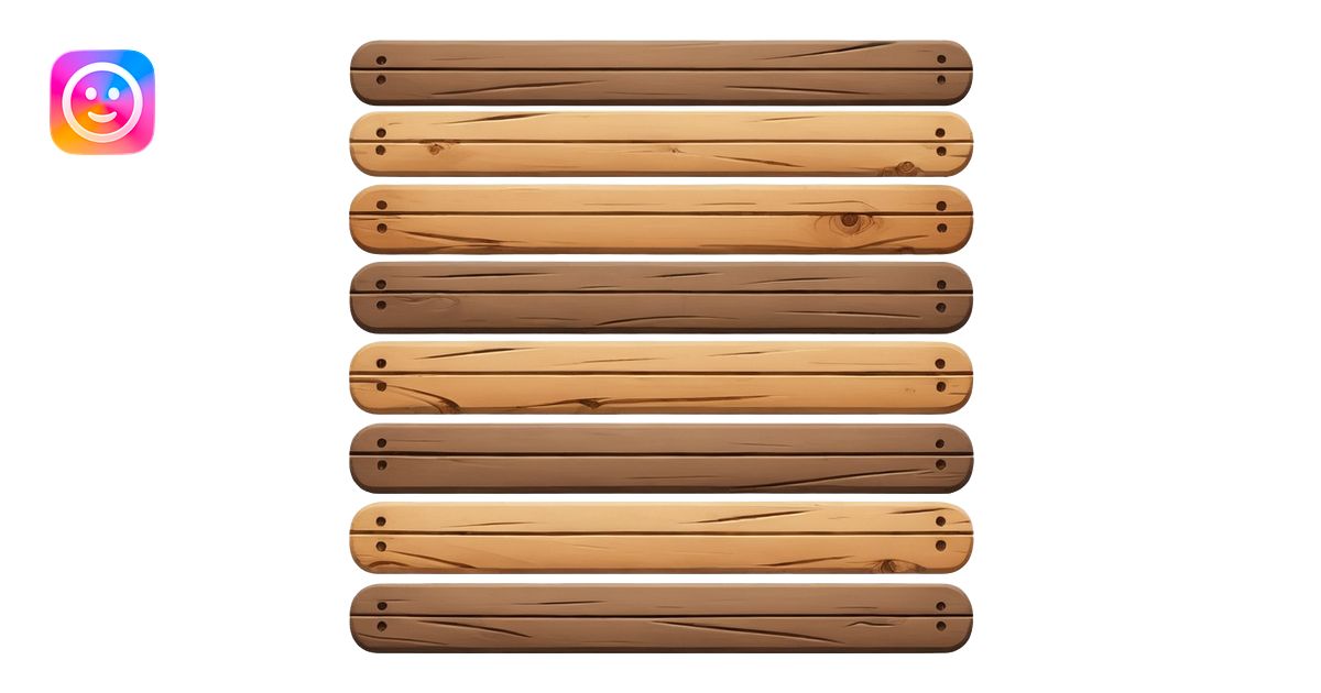 1 wooden plank emoji | AI Emoji Generator