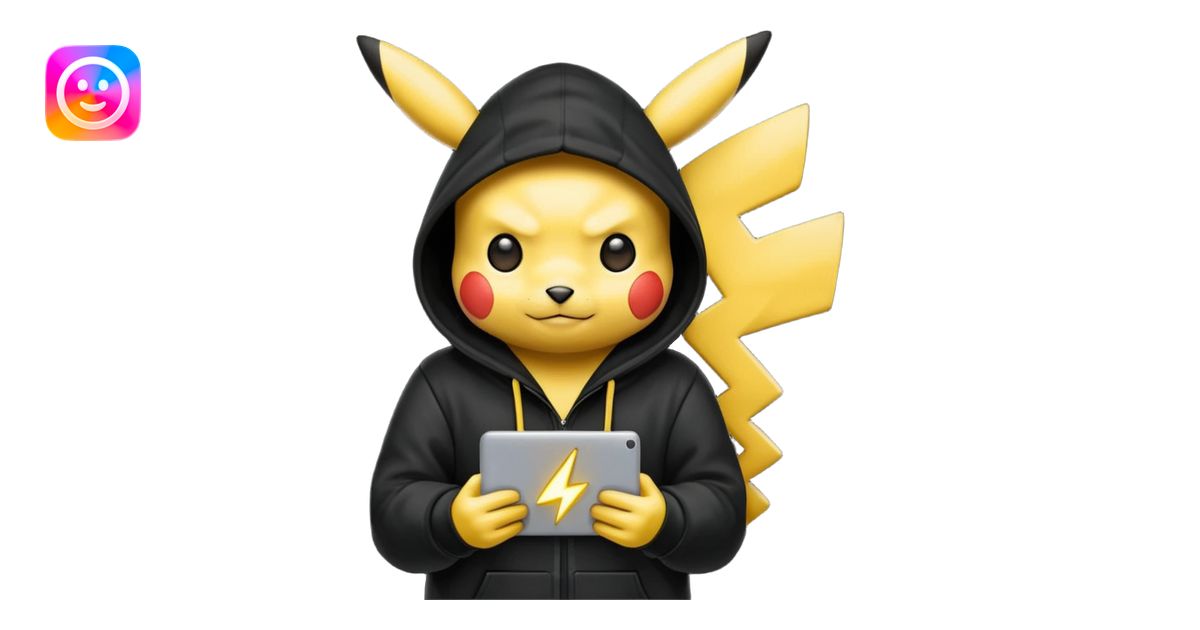 pikachu hacker emoji | AI Emoji Generator