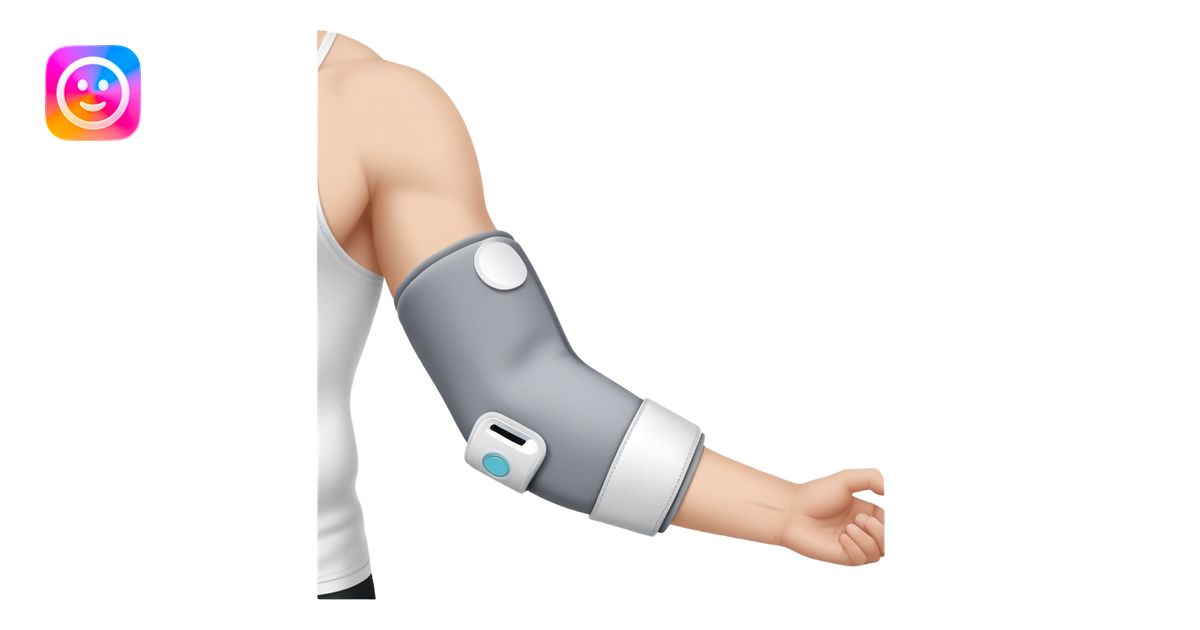 Rollable electronic sleeve for elbow joint therapy and monitoring emoji ...