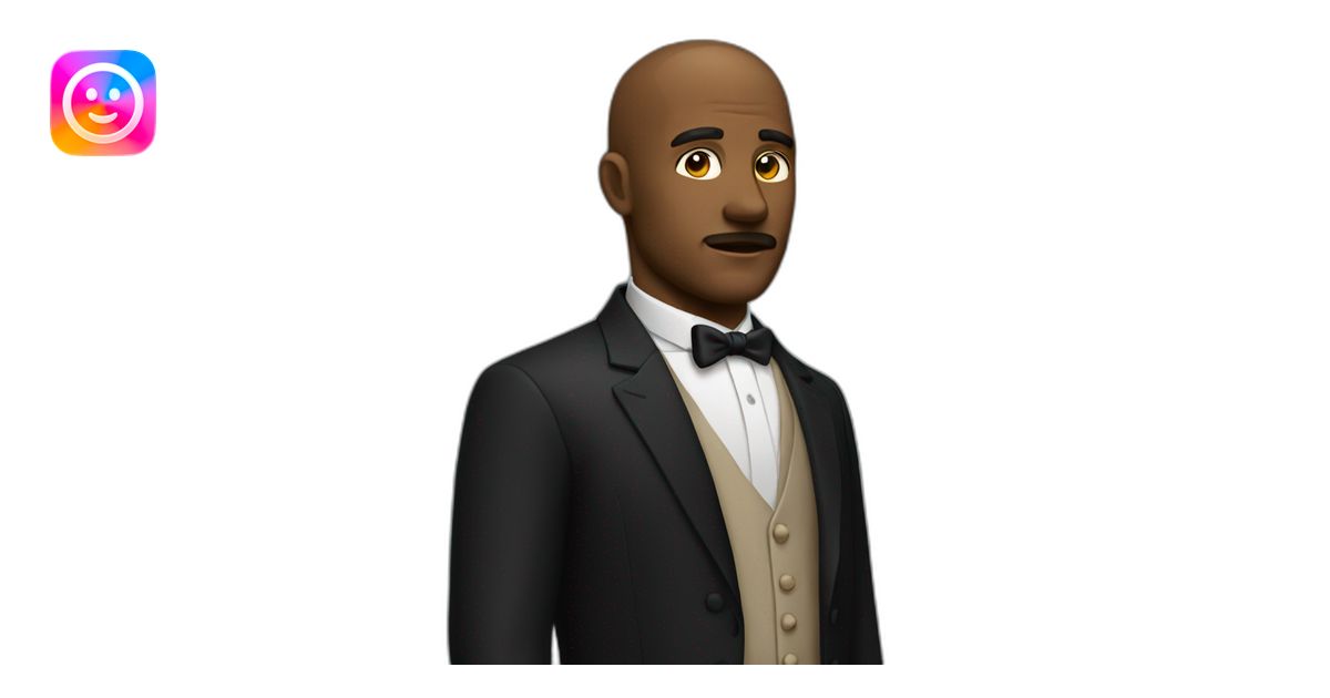formal man looking left emoji | AI Emoji Generator