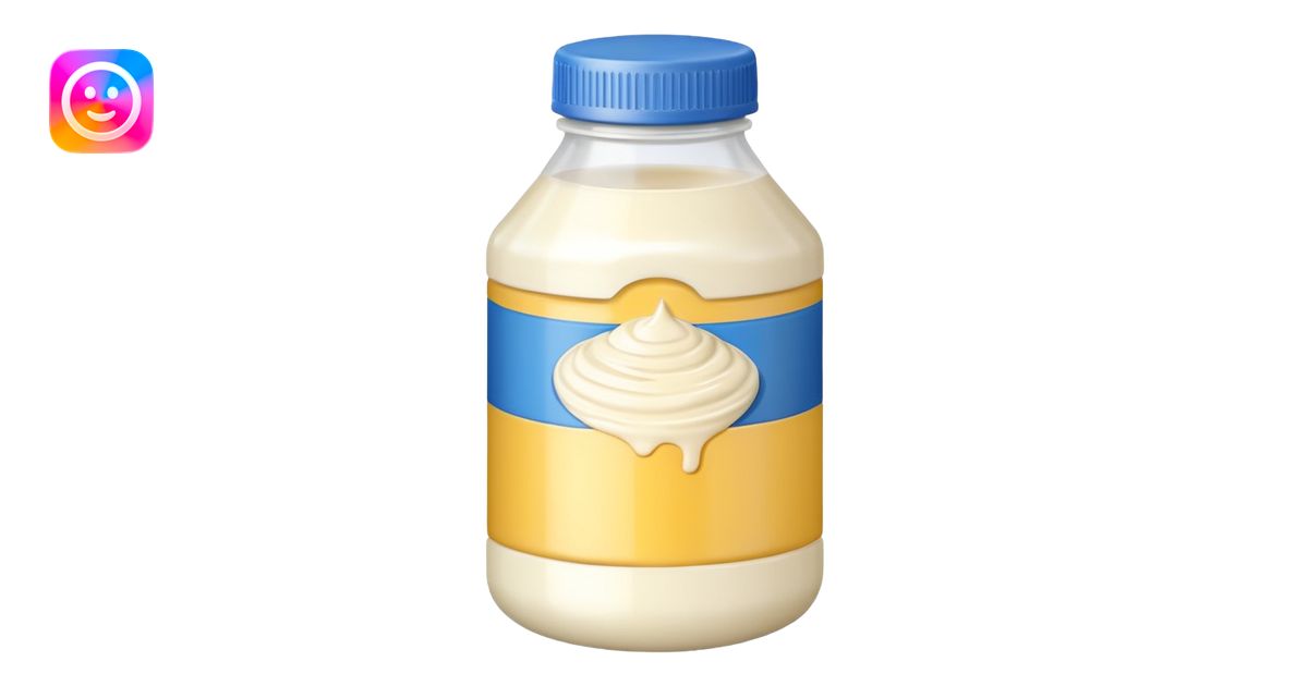 mayonnaise bottle emoji | AI Emoji Generator