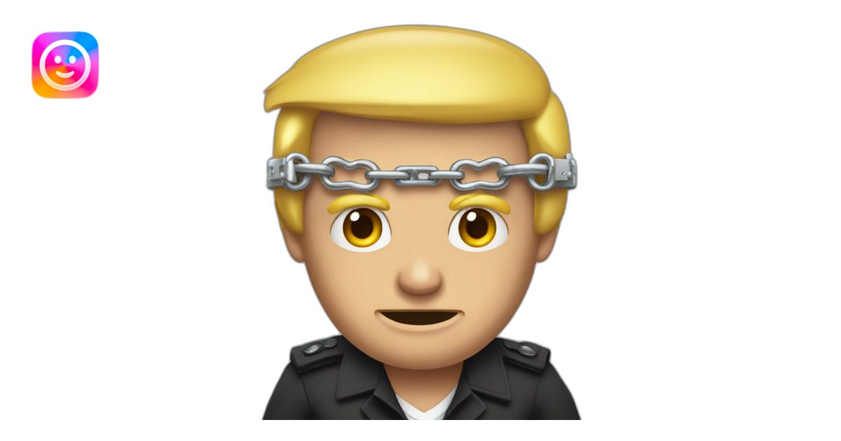 trump-in-handcuffs emoji | AI Emoji Generator