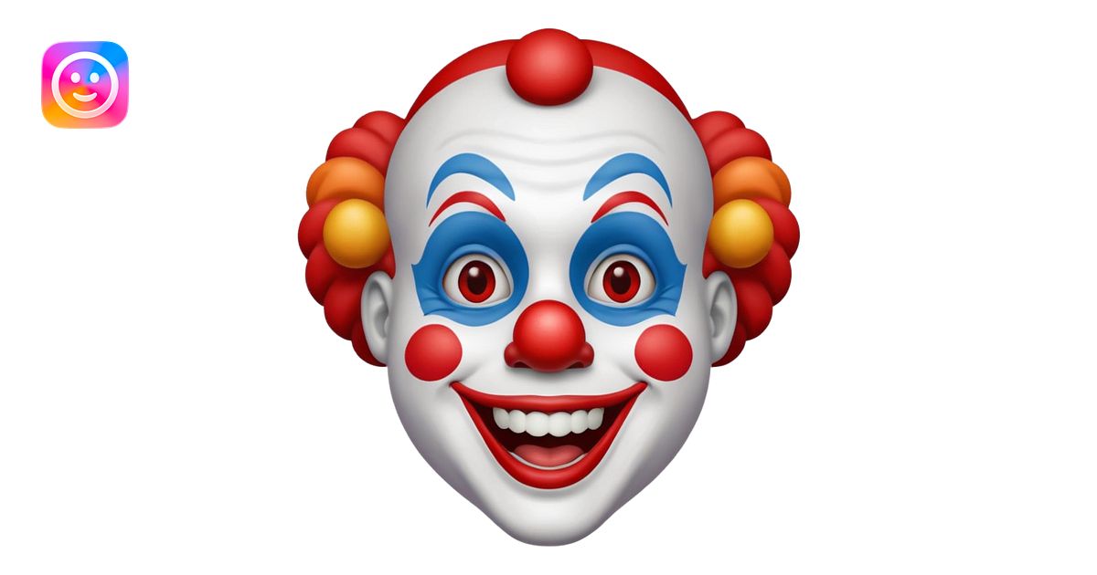 different clown emoji | AI Emoji Generator