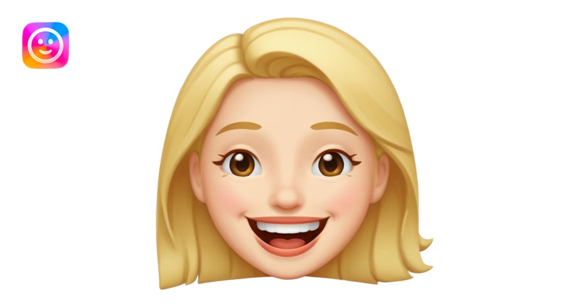 Happy laughing and winking at the same time no tears emoji | AI Emoji ...