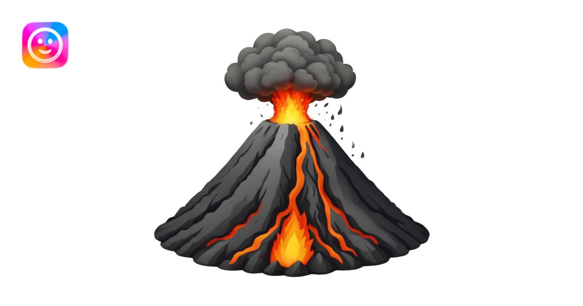 Volcano emoji | AI Emoji Generator