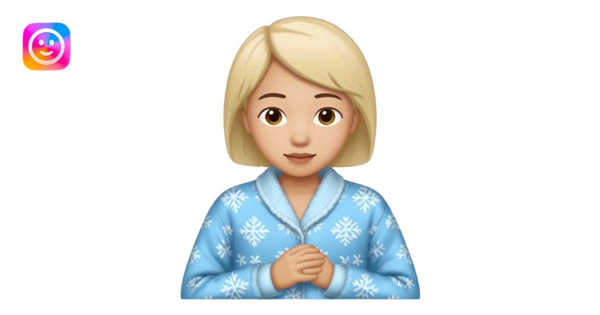 Winter Cozy Pajamas emoji | AI Emoji Generator