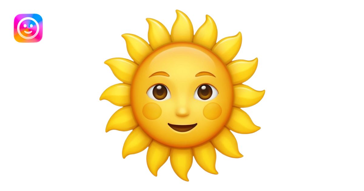 sun emoji | AI Emoji Generator