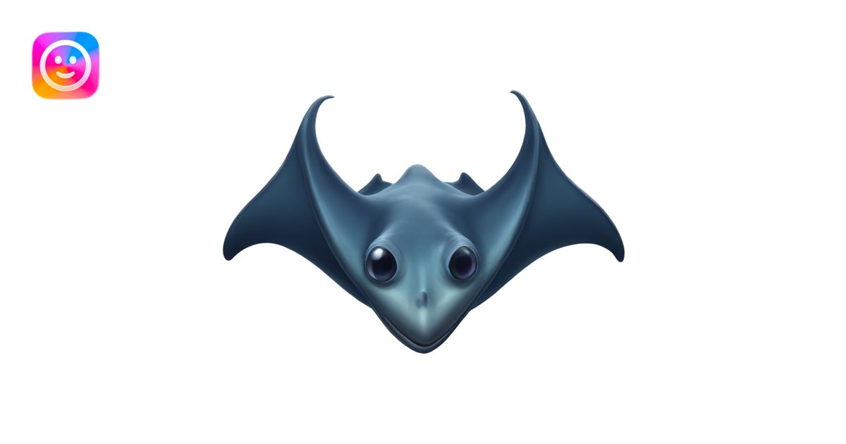 Manta Ray emoji | AI Emoji Generator