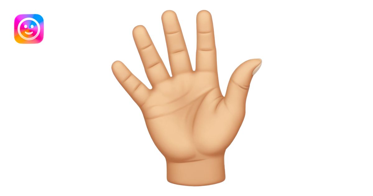 Albanian hand sign emoji | AI Emoji Generator