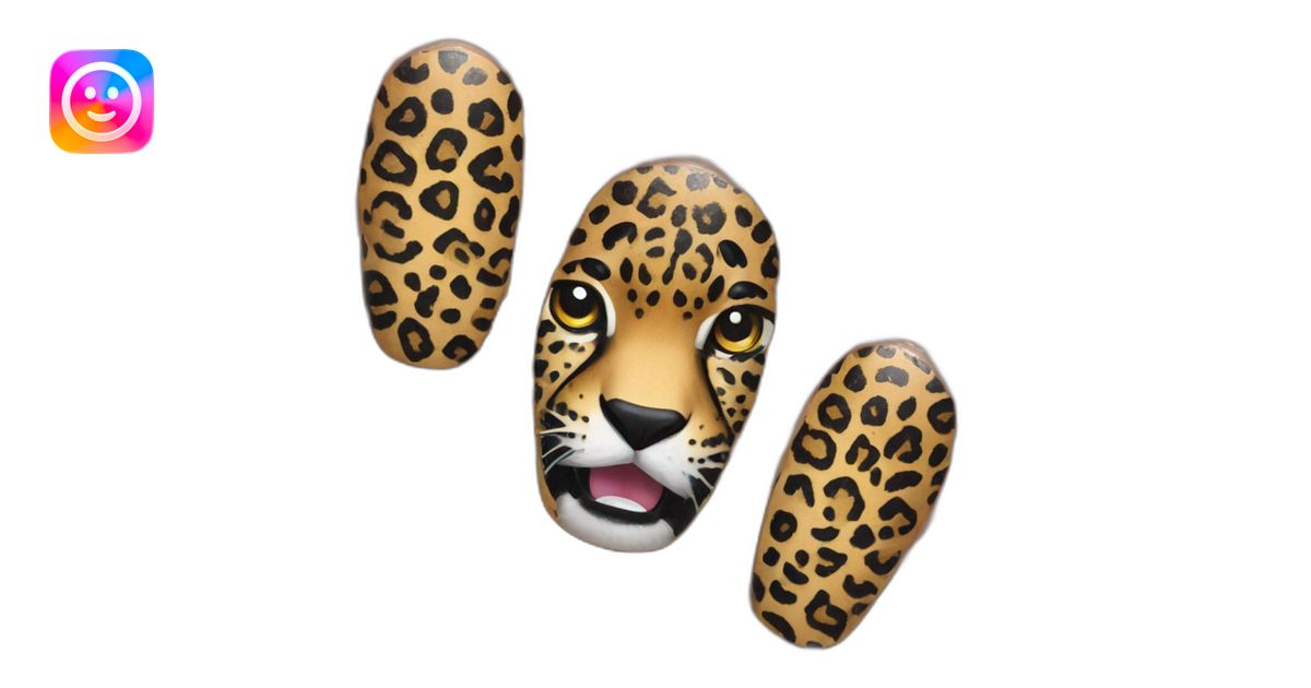 Jaguar nails emoji | AI Emoji Generator