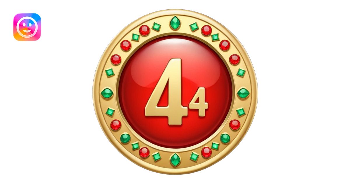 Make a round badge for a paid subscription out of gold with red ...