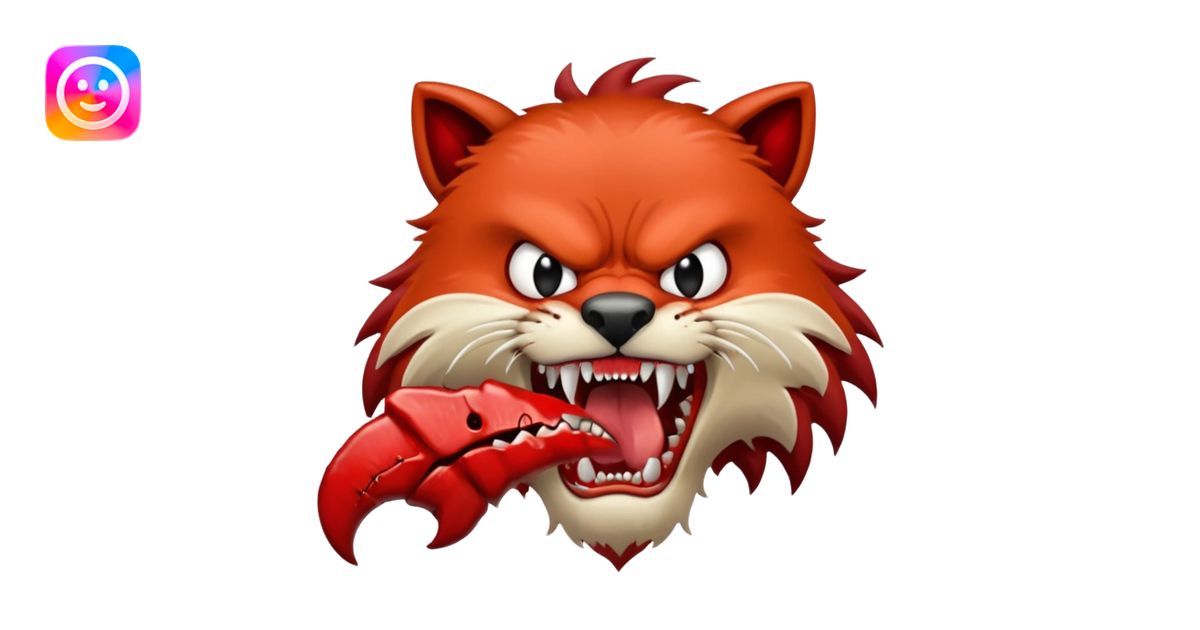 brutal fight between animal emoji | AI Emoji Generator