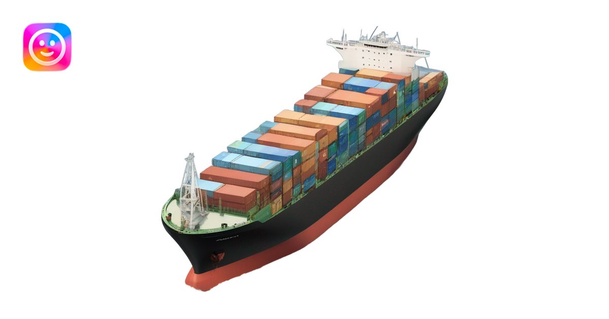 cargo ship emoji | AI Emoji Generator