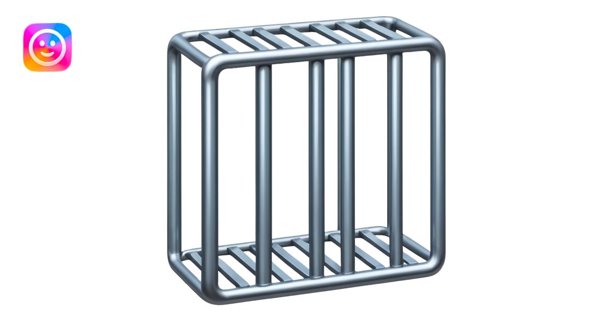 generate ultra realistic shiny prison cell bars emoji | AI Emoji Generator