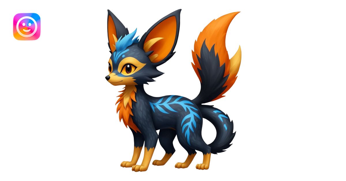 Lykoi-Fennekin-Electrike-Luxray-fusion-hybrid-animal-Fakémon-creature ...