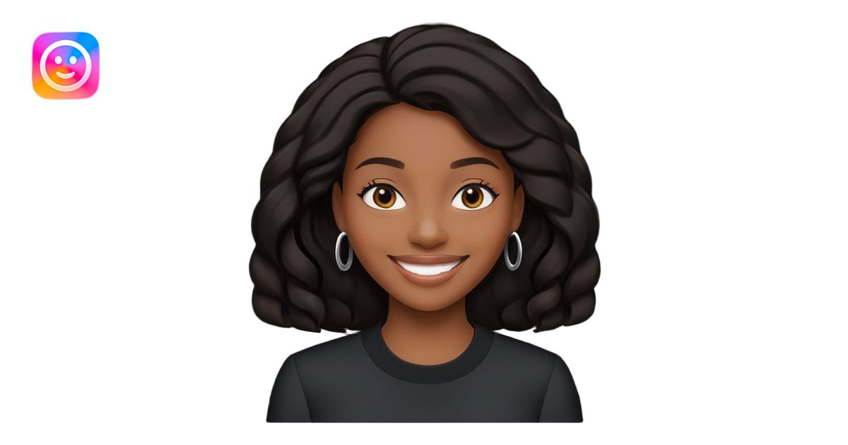 Black company card with black woman photo and « KERING » company name ...