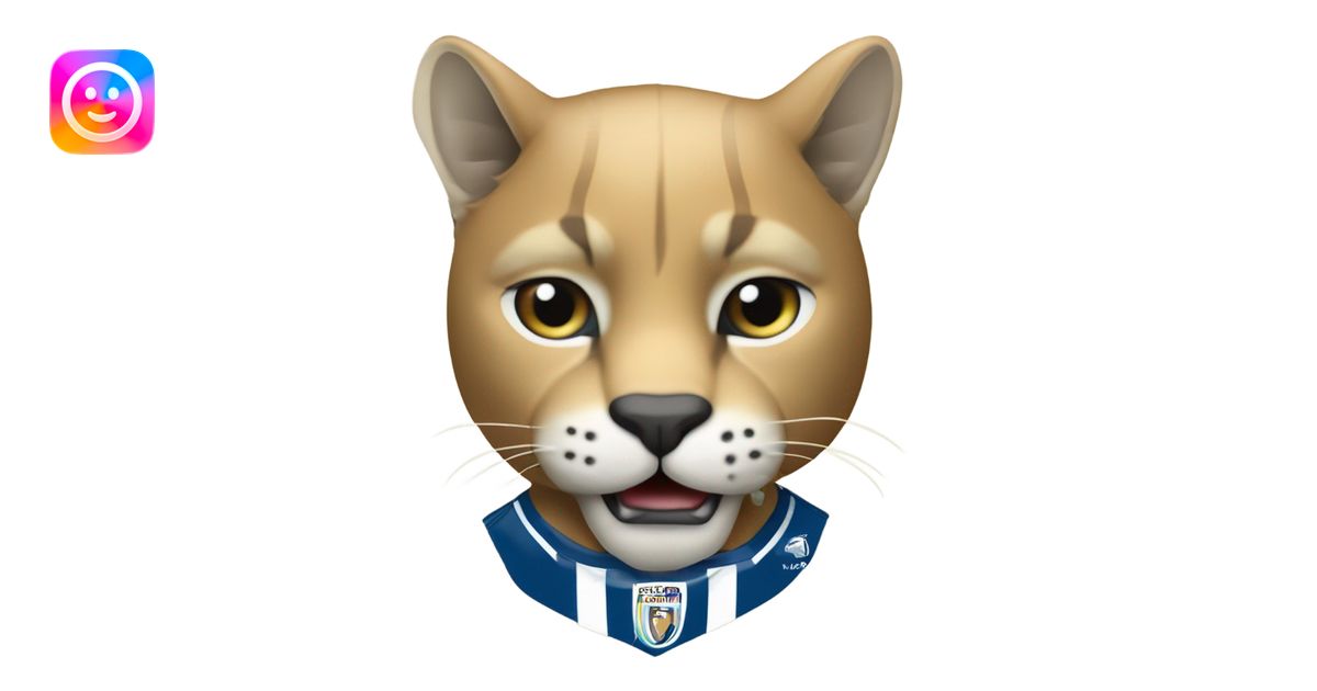 GOYO Mascota de fútbol pumas Unam emoji | AI Emoji Generator