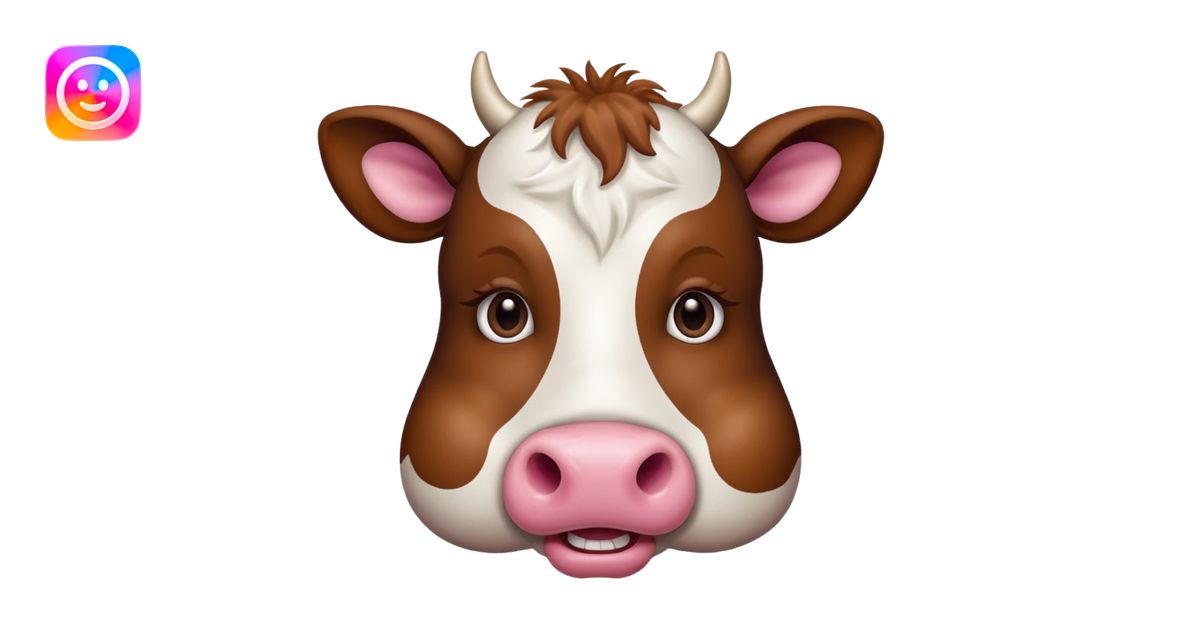 cow face emoji | AI Emoji Generator