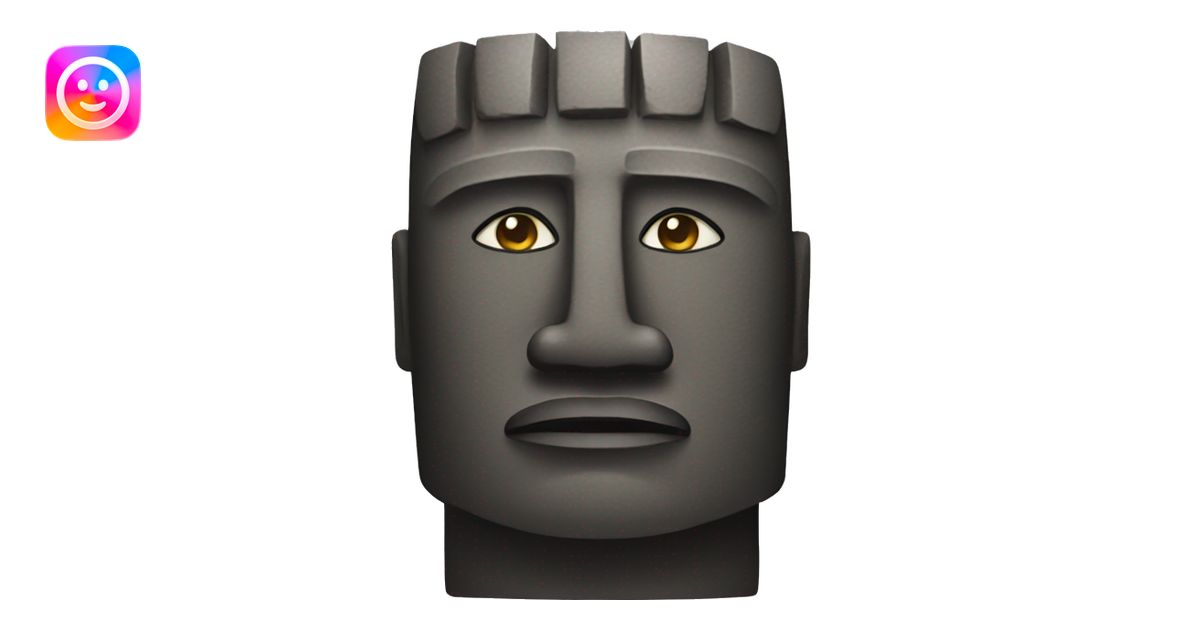 moai emoji | AI Emoji Generator