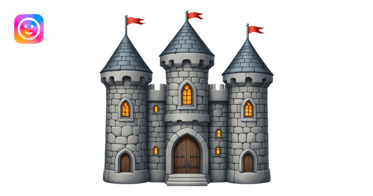 castle house emoji | AI Emoji Generator