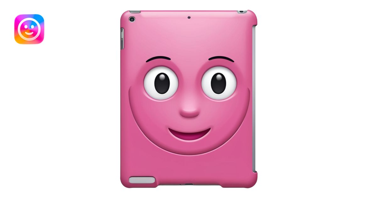 iPad 11 air with a pink case emoji | AI Emoji Generator