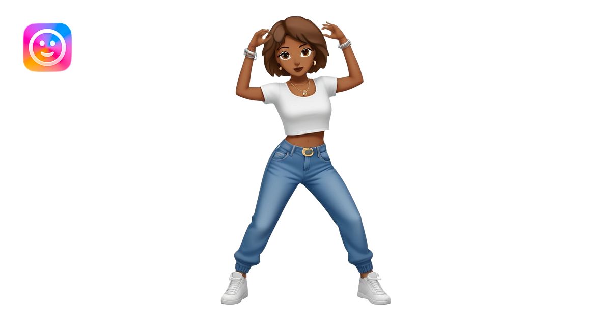 women dancing hiphop emoji | AI Emoji Generator
