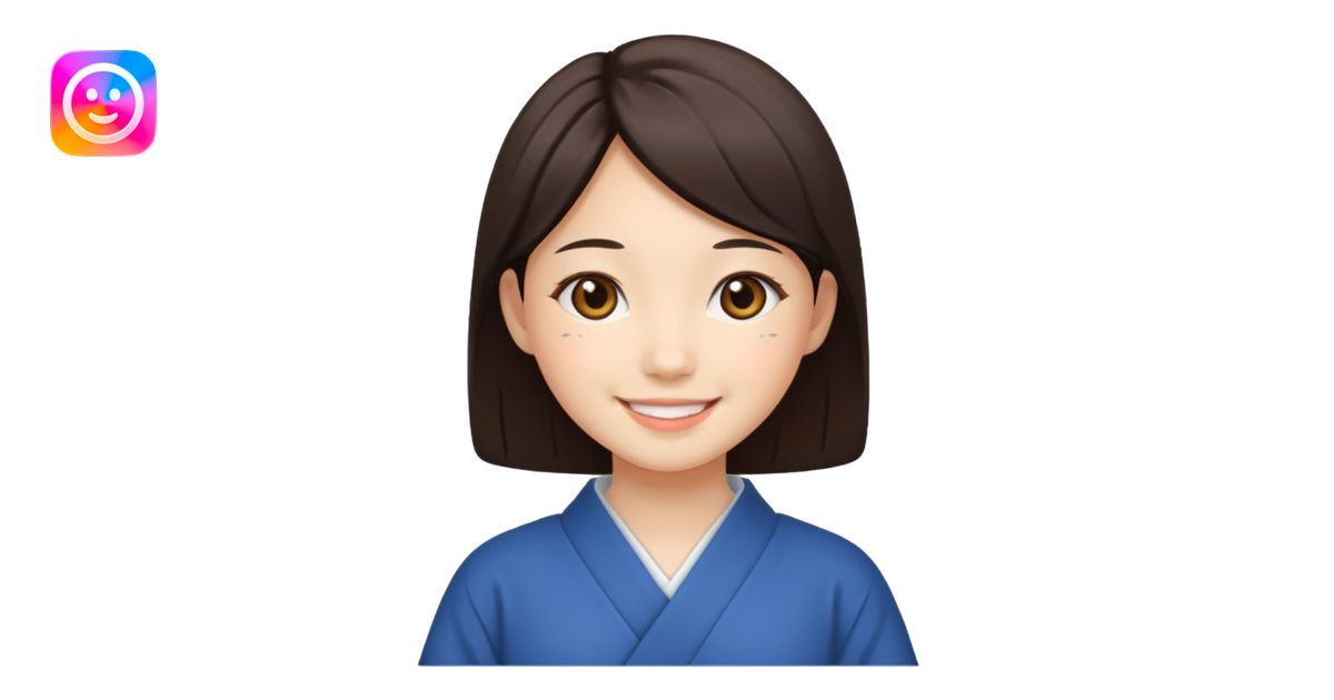 japanese student girl emoji | AI Emoji Generator