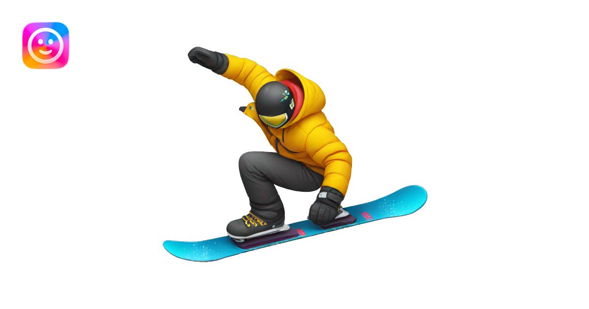 snowboard emoji | AI Emoji Generator