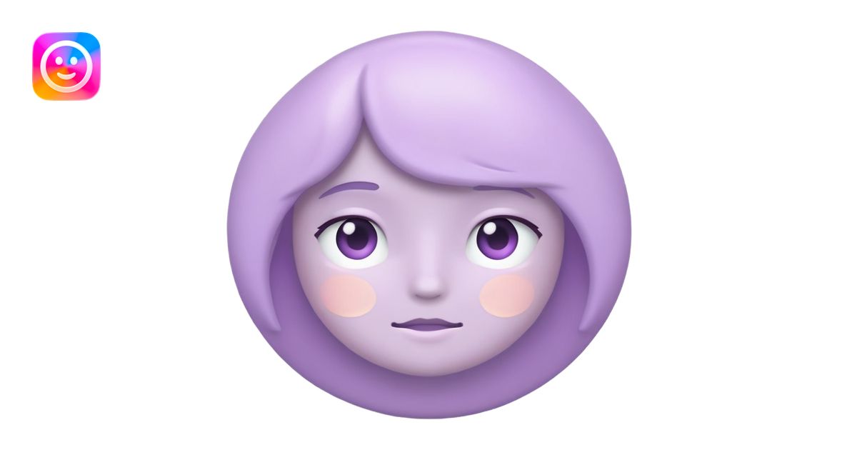 Pastel lila emoji | AI Emoji Generator