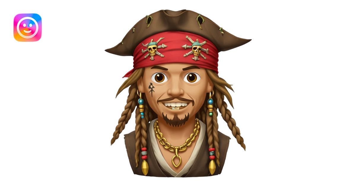 Jack sparrow emoji | AI Emoji Generator