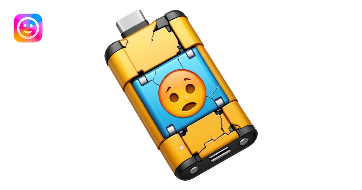 battery broken emoji | AI Emoji Generator