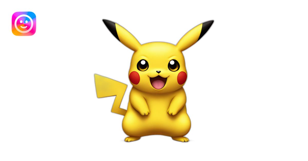 dangerous pikachu emoji | AI Emoji Generator