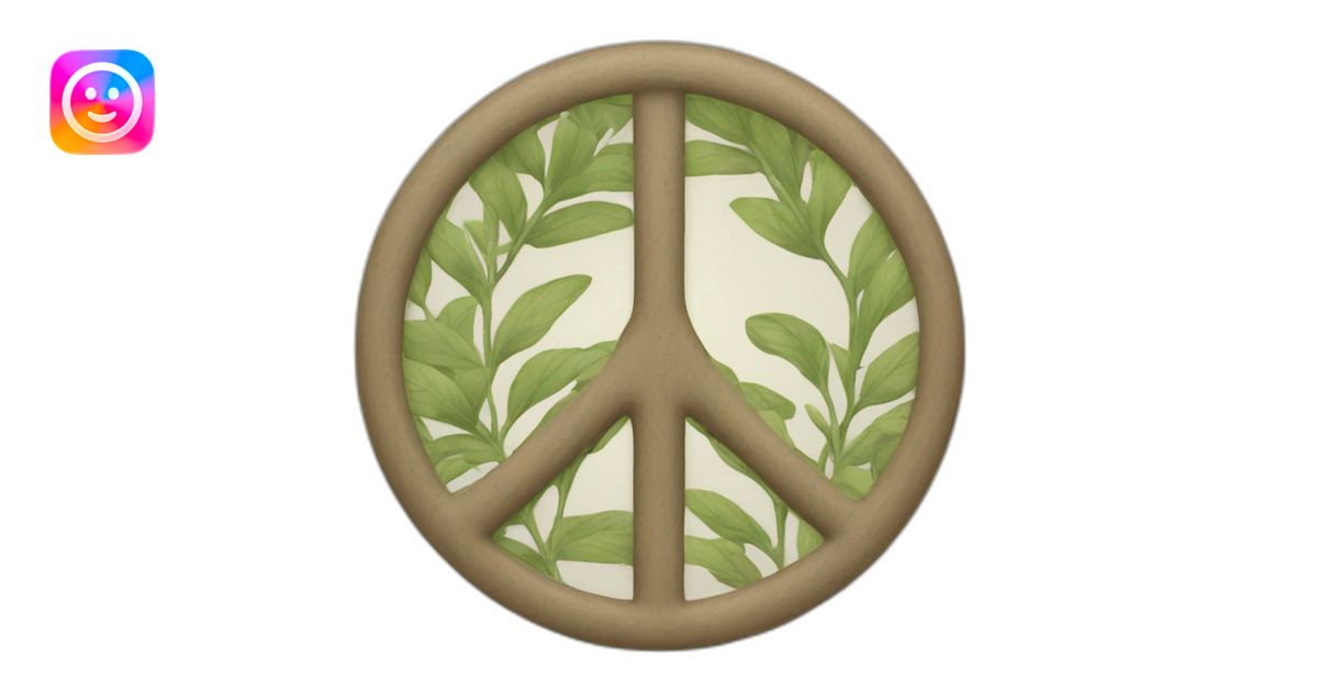 Omote manji peace symbol emoji | AI Emoji Generator