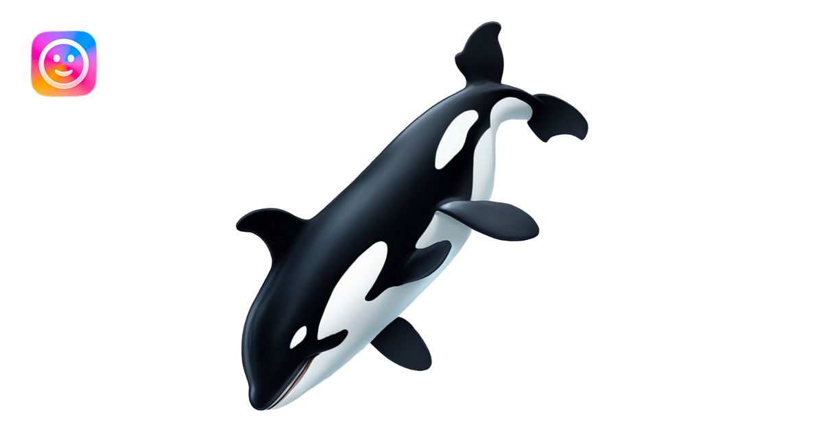 orca whale emoji | AI Emoji Generator